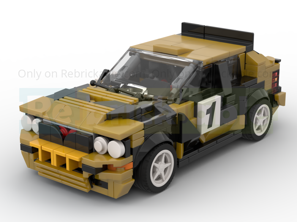 LEGO MOC Lancia Delta'93-GRIFONE Hi-Fi (HF INTEGRALE series) by SCRATCH ...