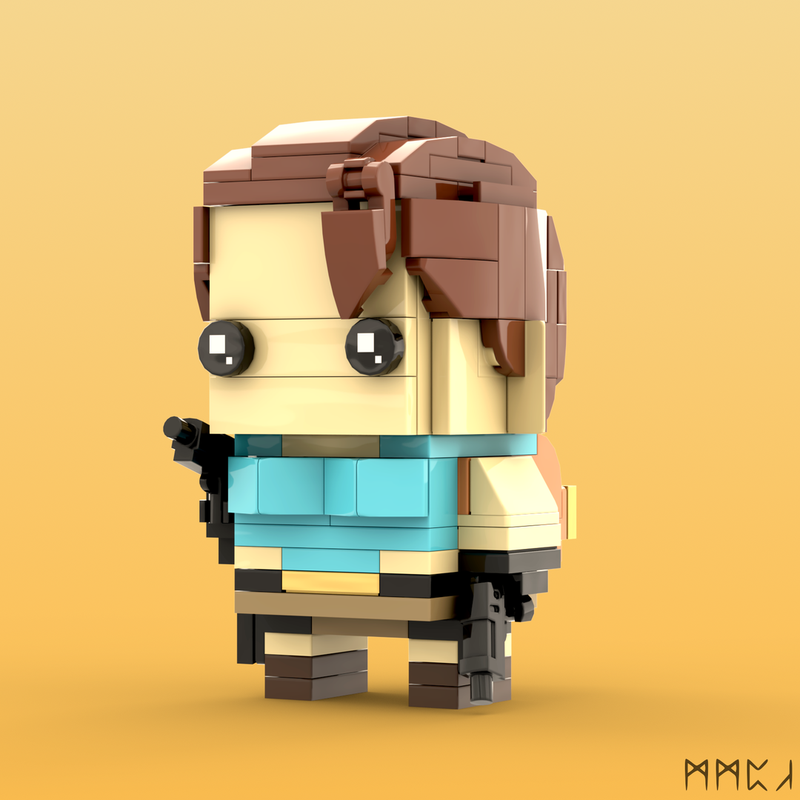 LEGO MOC Lara Croft (Tomb Raider) BrickHeadz by MMCJ | Rebrickable ...
