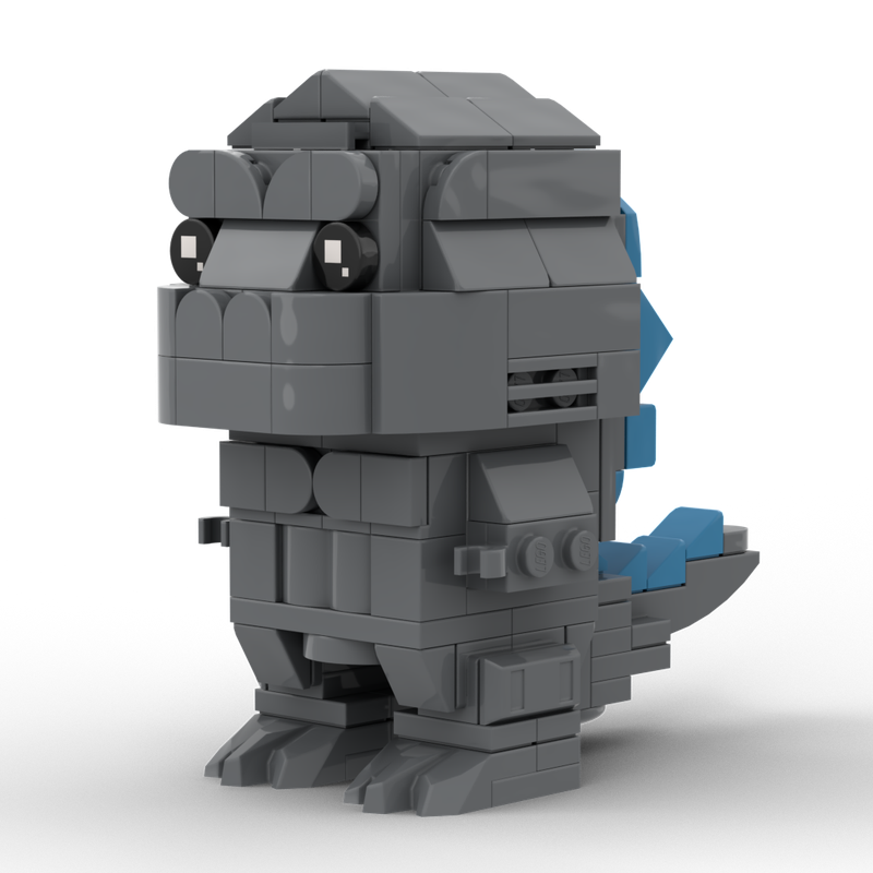 LEGO MOC Godzilla (Blue) - Godzilla x Kong Brickheadz by DinoPete87 ...