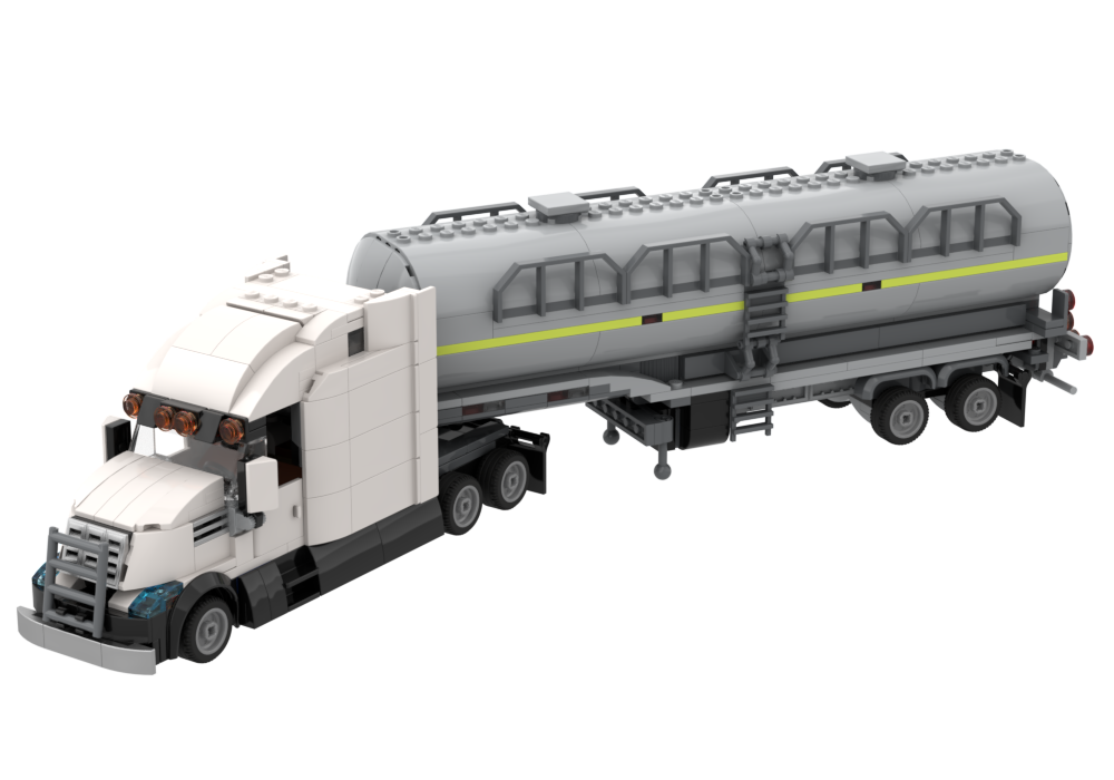 Lego Moc Tanker Trailer By Orchardbuilds Rebrickable Build With Lego