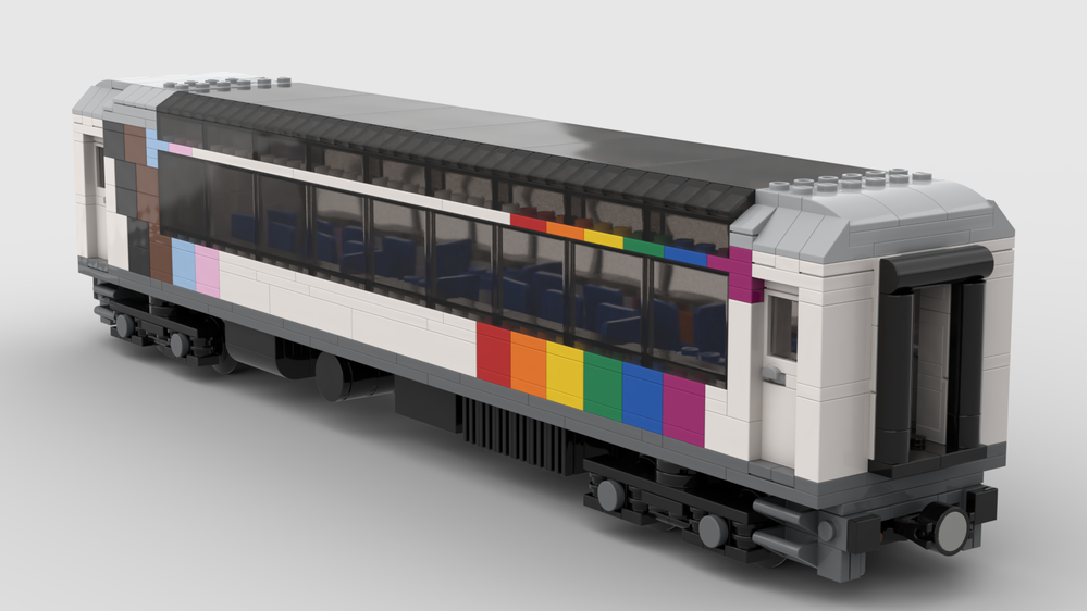 LEGO MOC Progress Express Observation Cars by Exie_Baby | Rebrickable ...