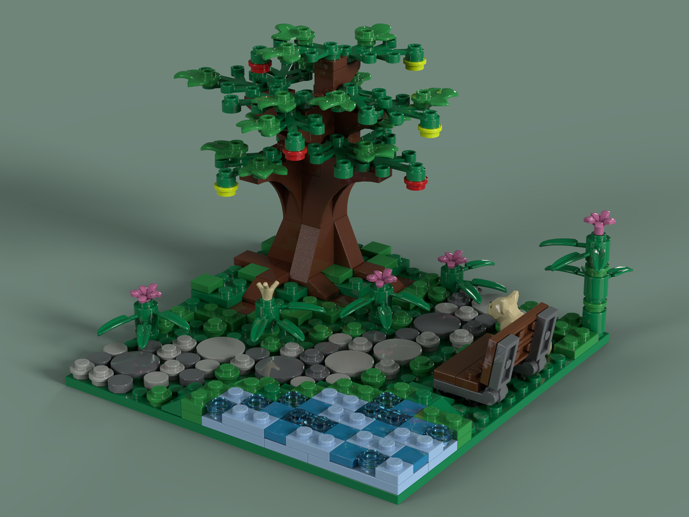 Lego Moc Nature Park By Yellowdonut Rebrickable Build With Lego