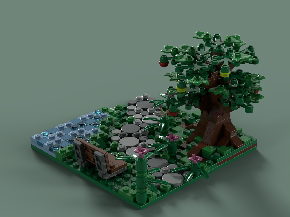 Lego Moc Nature Park By Yellowdonut Rebrickable Build With Lego