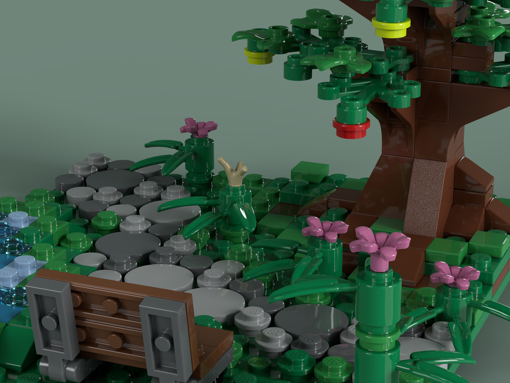 Lego Moc Nature Park By Yellowdonut Rebrickable Build With Lego