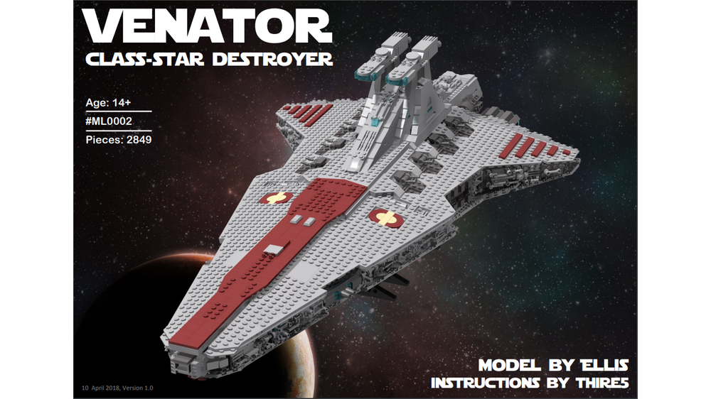 LEGO MOC UCS Venator-Class Republic Attack Cruiser by Ellisss ...
