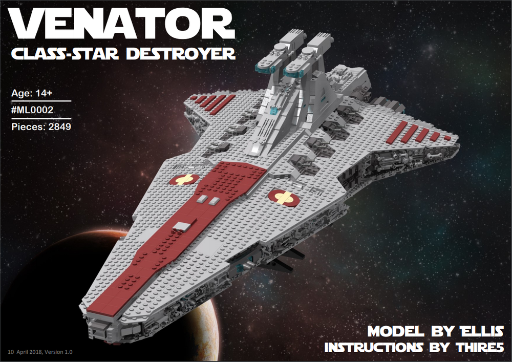 LEGO MOC UCS Venator-Class Republic Attack Cruiser by Ellisss ...