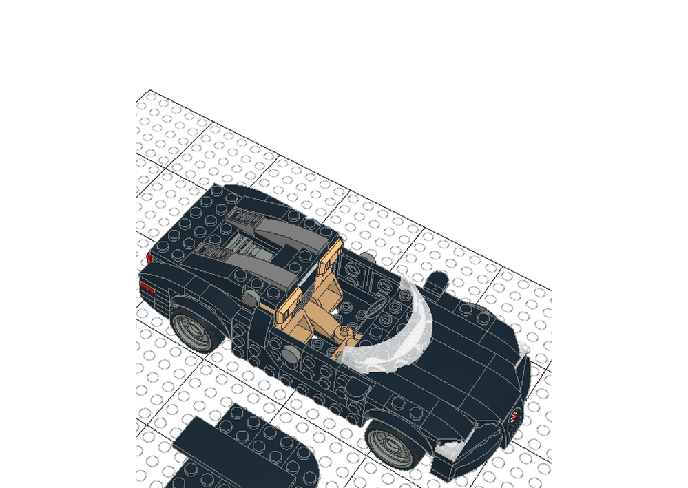 LEGO MOC Bugatti Veyron convertible by TheJaguars | Rebrickable - Build ...