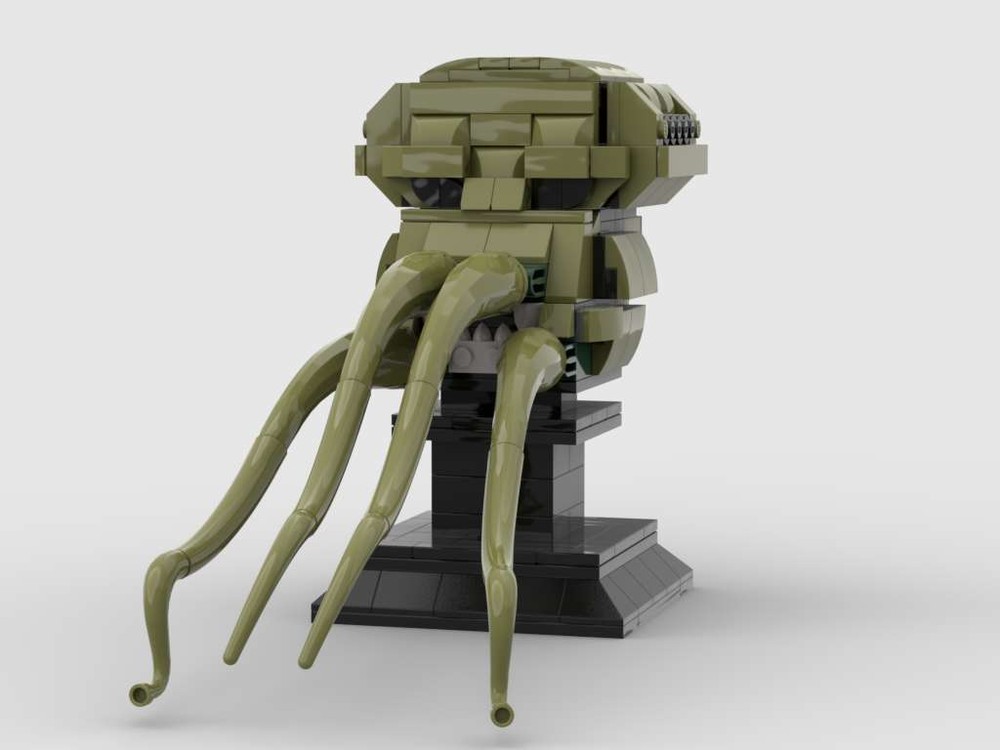 LEGO MOC Mind Flayer Head by Xomur | Rebrickable - Build with LEGO