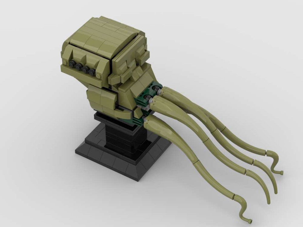 Lego Moc Mind Flayer Head By Xomur Rebrickable Build With Lego