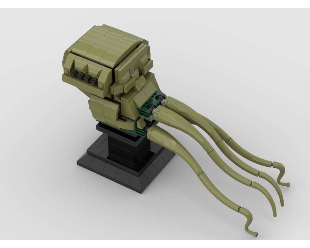 LEGO MOC Mind Flayer Head by Xomur | Rebrickable - Build with LEGO