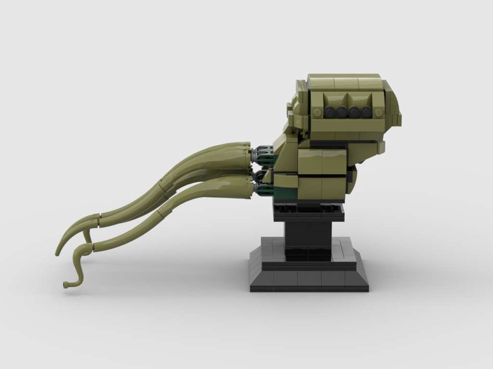 Lego Moc Mind Flayer Head By Xomur Rebrickable Build With Lego