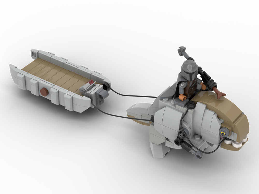 LEGO MOC Blurrg with The Mandalorian by PedroJ | Rebrickable - Build ...