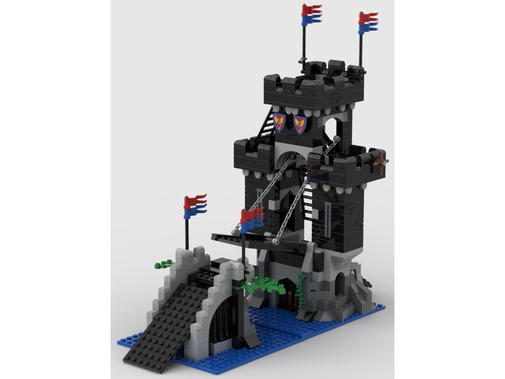 Lego Moc Lion Knights Drawbridrge By Goldiegolden Rebrickable