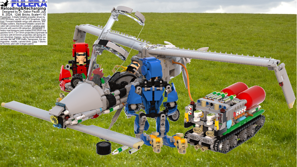 LEGO MOC Foldable Ultralight Electric Reconnaissance Aircraft by ...