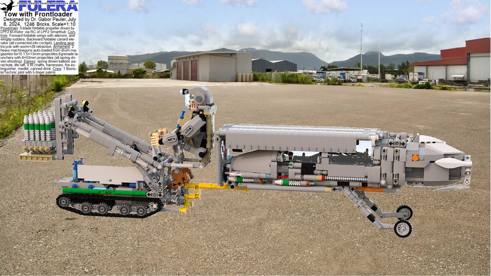 LEGO MOC Foldable Ultralight Electric Reconnaissance Aircraft by ...