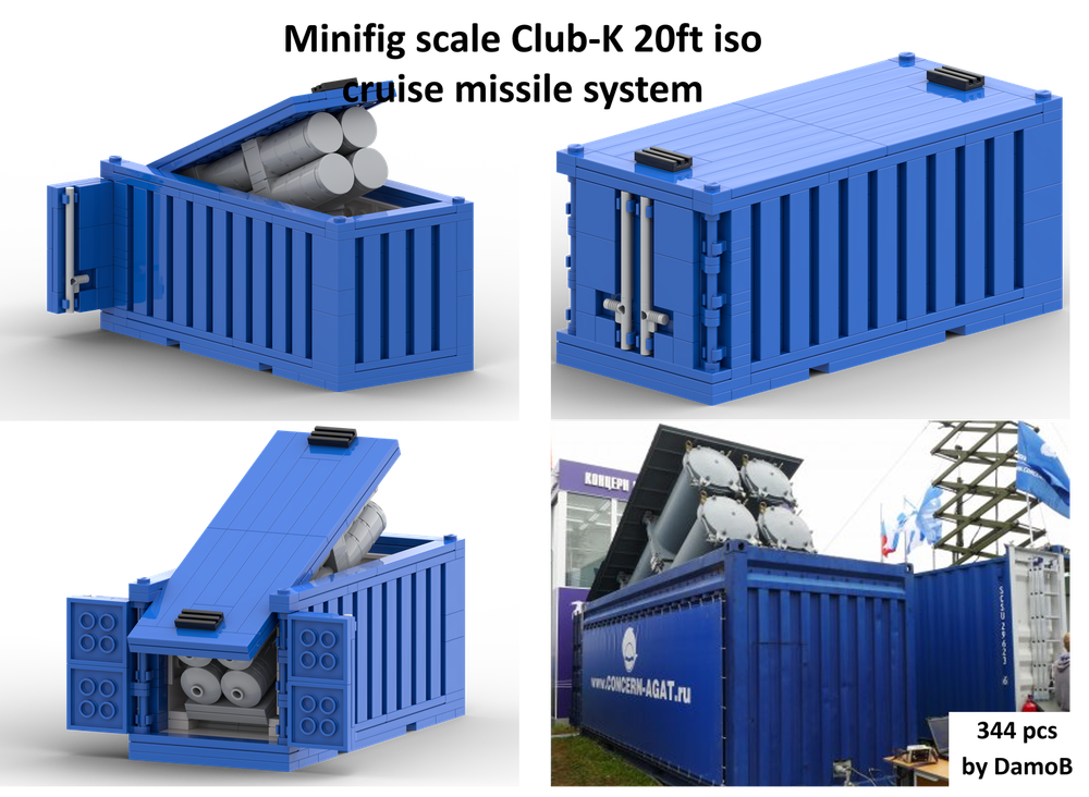 LEGO MOC Minifig scale Club-K 20ft iso launch module by DamoB ...