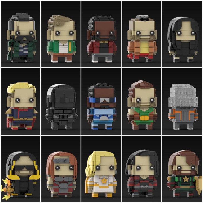 LEGO MOC The Boys Brickheadz Collection by DrBrickheadz | Rebrickable ...