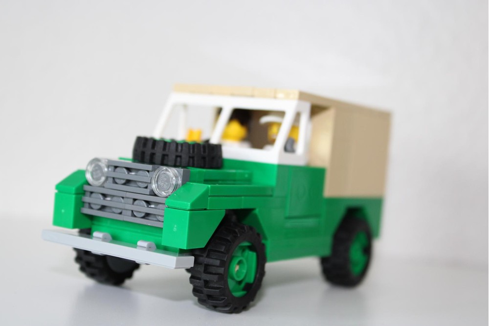 Lego Moc Land Rover Series I By Enzobricks Rebrickable Build With Lego