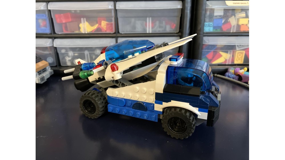 LEGO MOC Space Police starship carrier by fluffy_bricks | Rebrickable ...