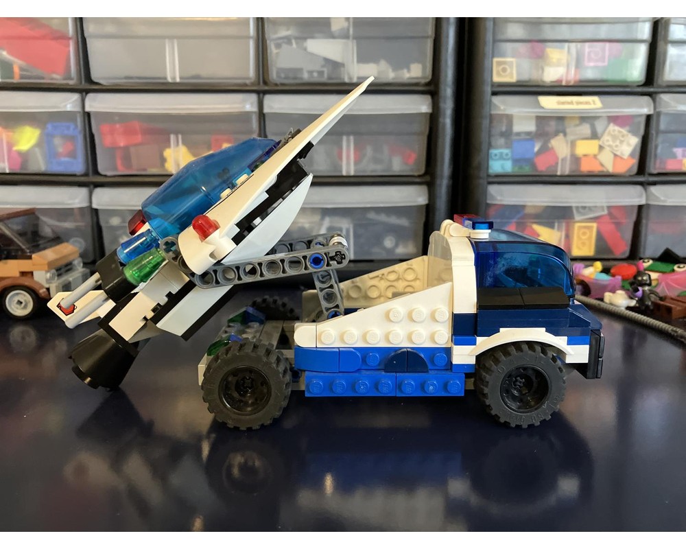 LEGO MOC Space Police starship carrier by fluffy_bricks | Rebrickable ...