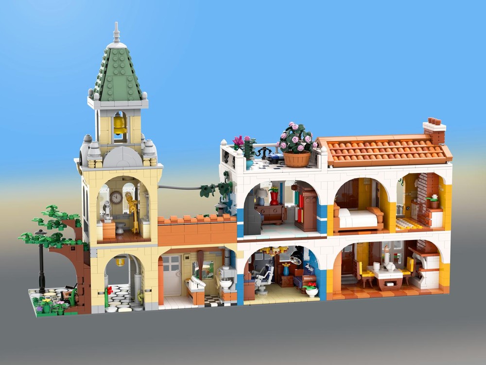 LEGO MOC Picturesque Italy by levsi54 | Rebrickable - Build with LEGO
