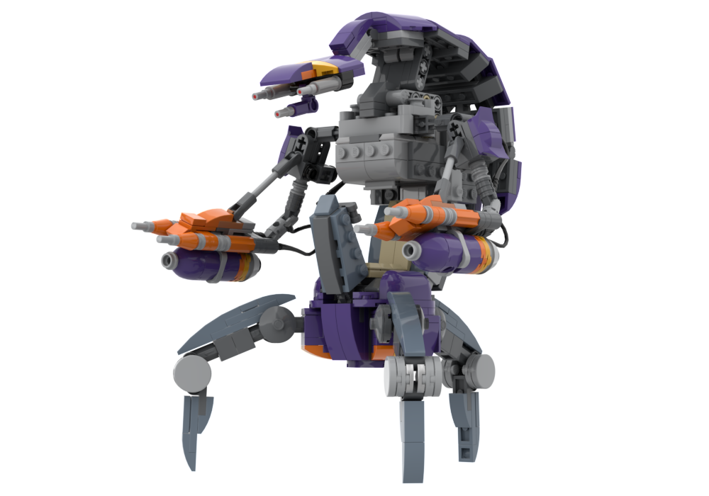 LEGO MOC Slingshot's Droideka by OrchardBuilds | Rebrickable - Build ...