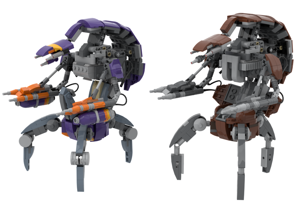 LEGO MOC Slingshot's Droideka by OrchardBuilds | Rebrickable - Build ...