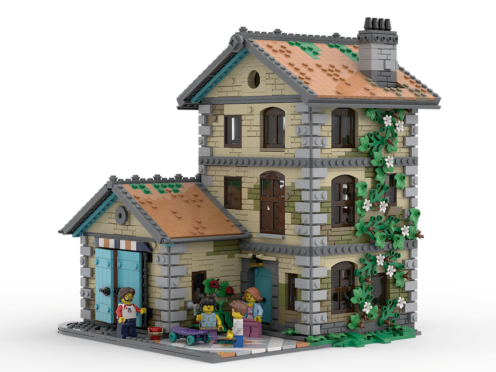 LEGO MOC Family House by Castor Troy Store | Rebrickable - Build with LEGO