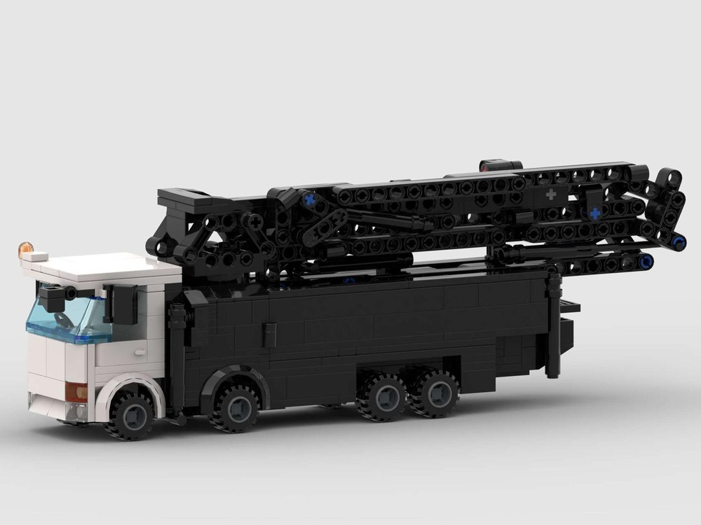 LEGO MOC CONCRETE PUMP by CheongBricks | Rebrickable - Build with LEGO