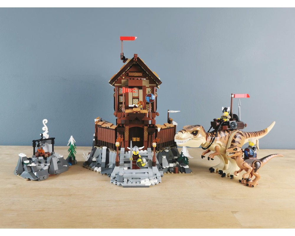 Lego Moc Viking Stronghold By Brickvink Rebrickable Build With Lego
