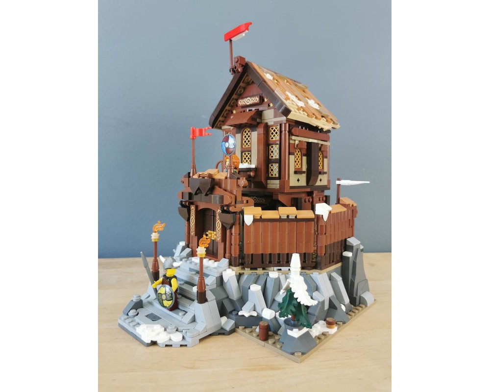 Lego Moc Viking Stronghold By Brickvink Rebrickable Build With Lego