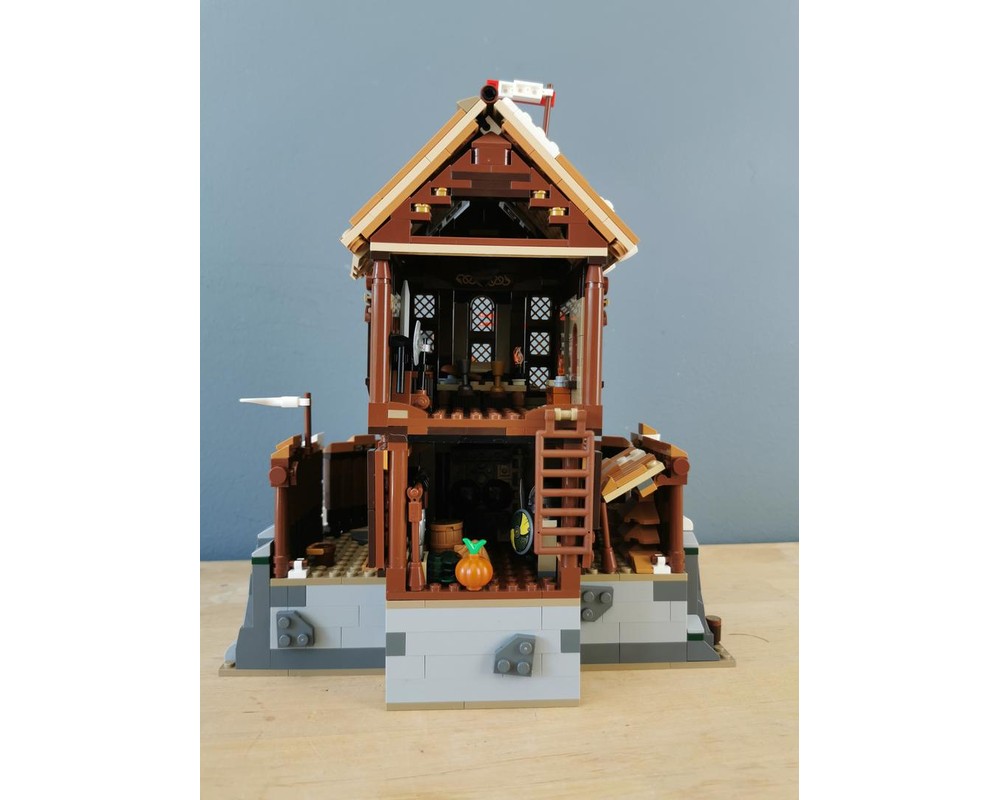 Lego Moc Viking Stronghold By Brickvink Rebrickable Build With Lego