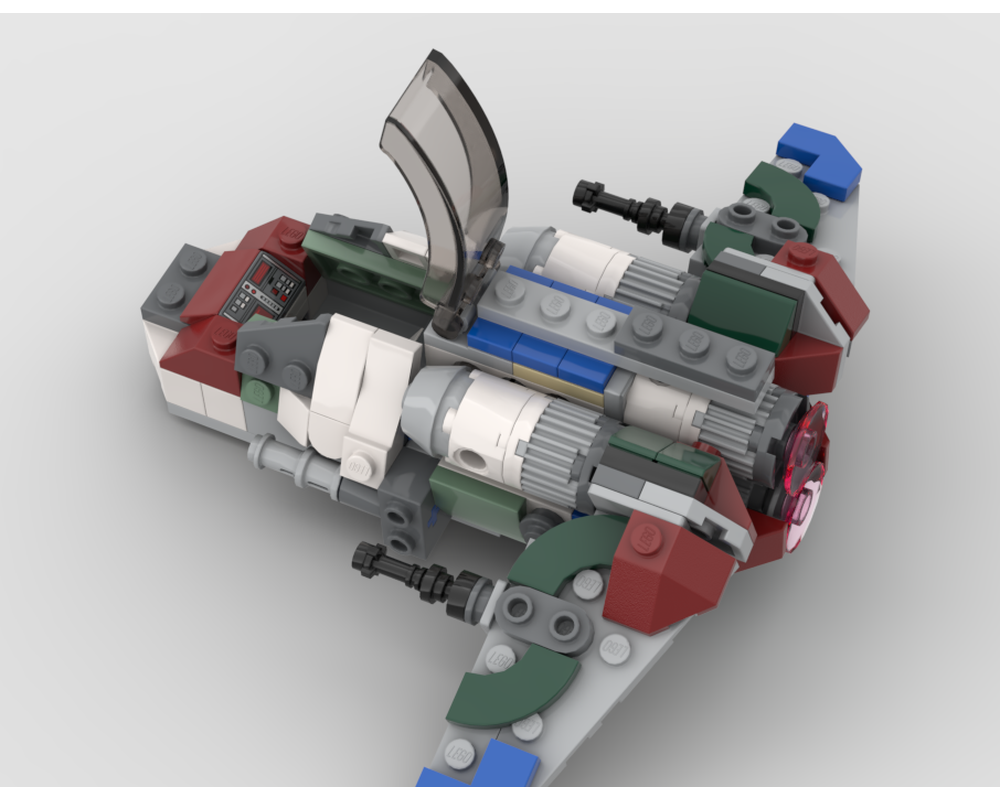 Lego Moc Mandalorian Jet Fighter By Zdunku75 Rebrickable Build With