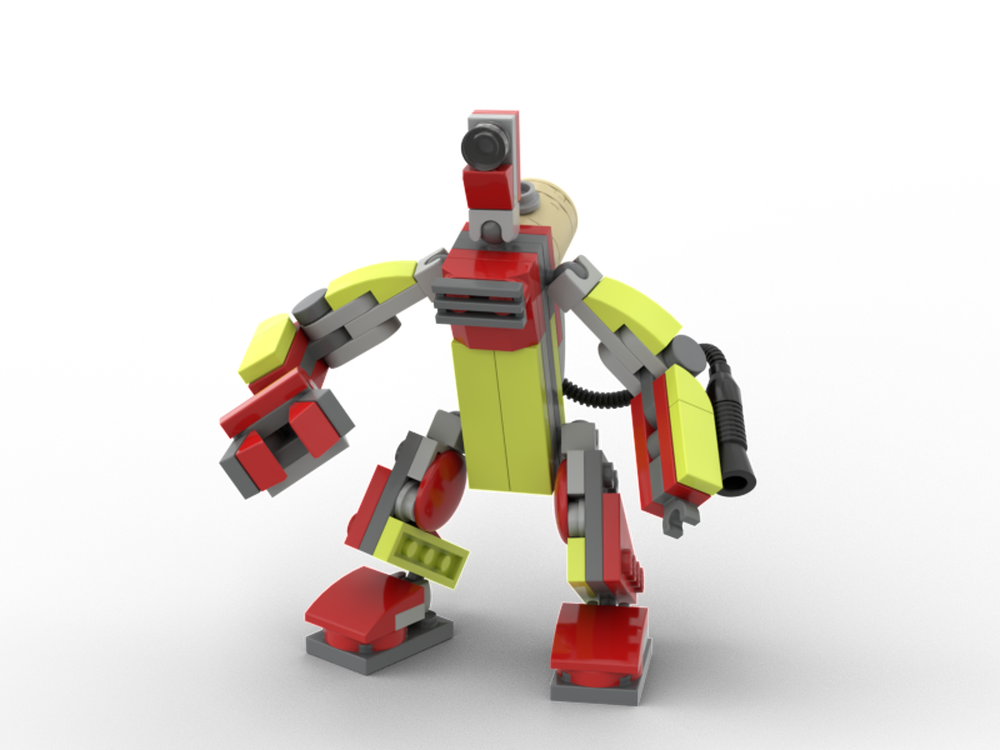 Lego Moc Firefighter Robot By Graeymaelkyn Rebrickable Build With Lego