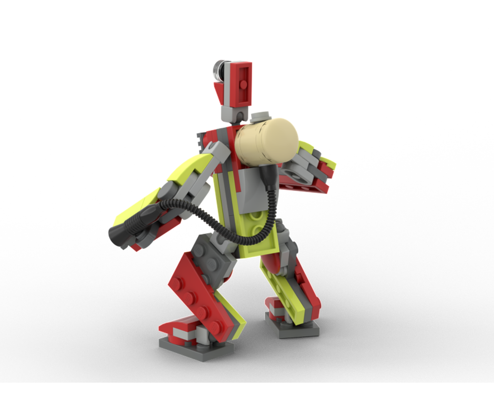 Lego Moc Firefighter Robot By Graeymaelkyn Rebrickable Build With Lego