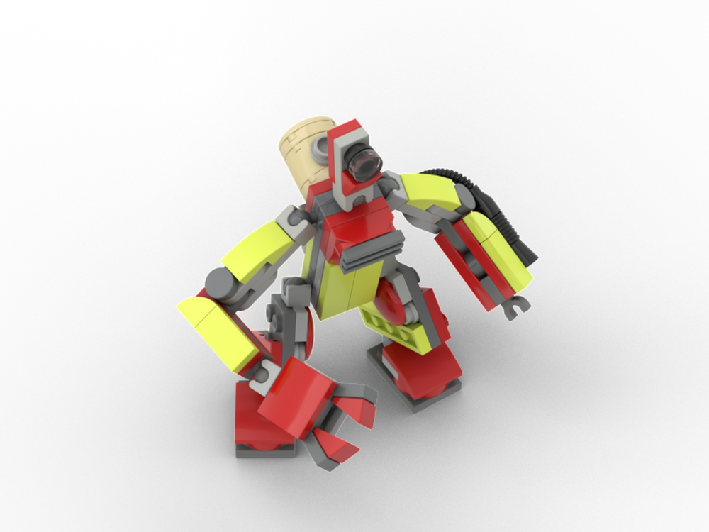 LEGO MOC Firefighter Robot by graeymaelkyn | Rebrickable - Build with LEGO