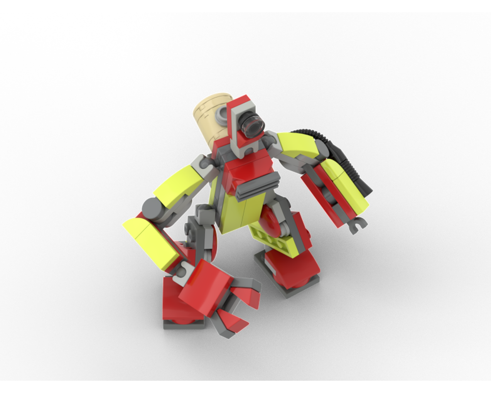 Lego Moc Firefighter Robot By Graeymaelkyn Rebrickable Build With Lego