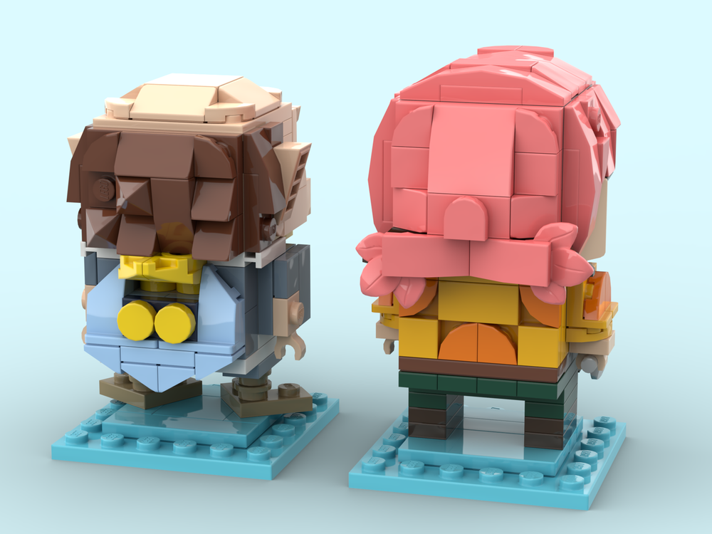 LEGO MOC The Grey Heron & Kiriko - Studio Ghibli BrickHeadz by ...