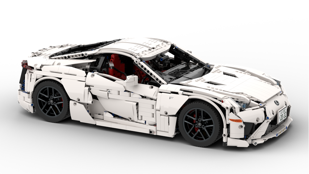 LEGO MOC Lexus LFA 1:8 by KeplerII | Rebrickable - Build with LEGO