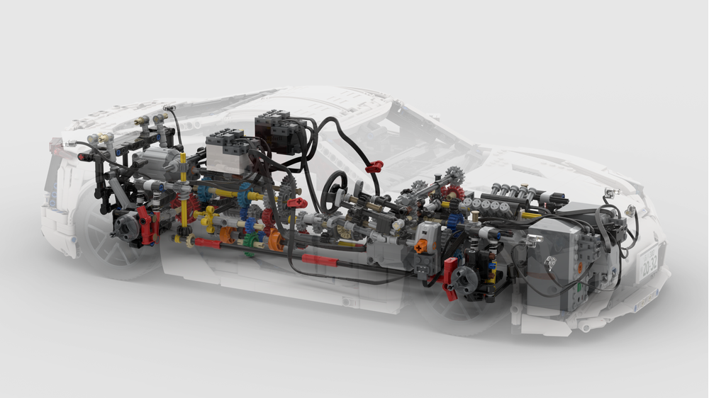 LEGO MOC Lexus LFA 1:8 by KeplerII | Rebrickable - Build with LEGO