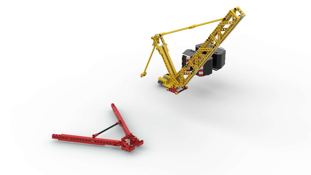 LEGO MOC 60409 - Mobile Crane Extension by Betteroffburnt | Rebrickable ...