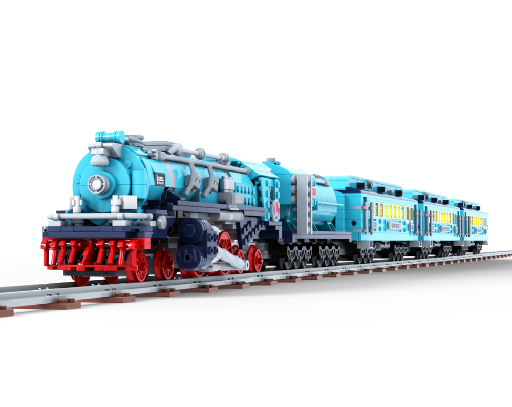 LEGO MOC The Blue Comet Train by Train_of_Thought_Creations ...