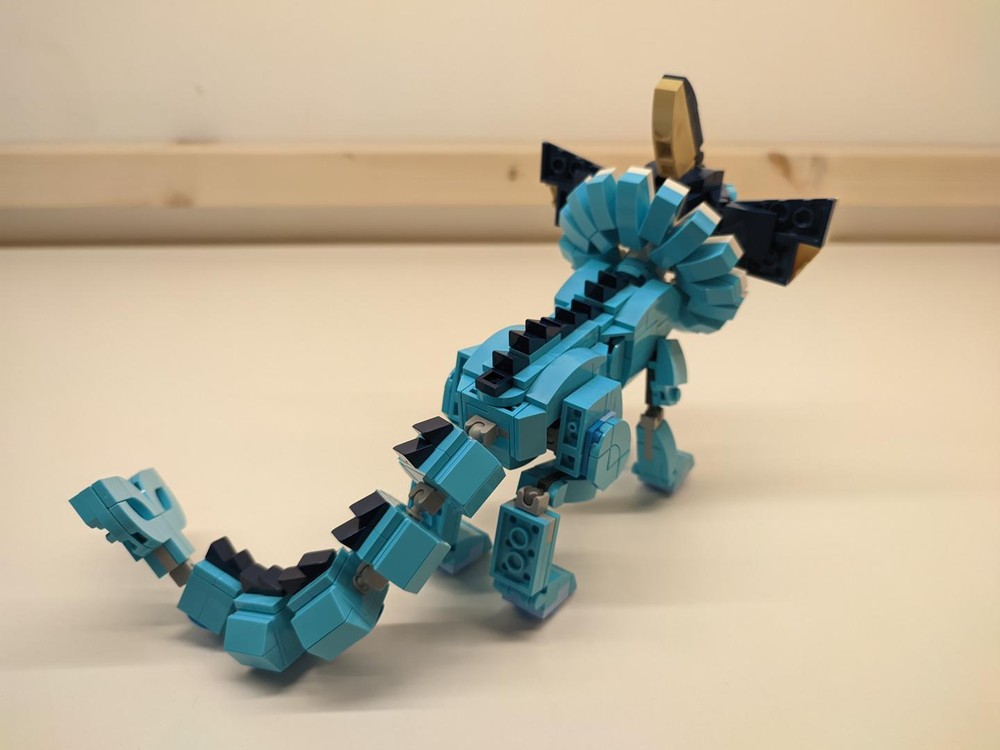 Lego Moc Pokémon Vaporeon By Dst212 Rebrickable Build With Lego