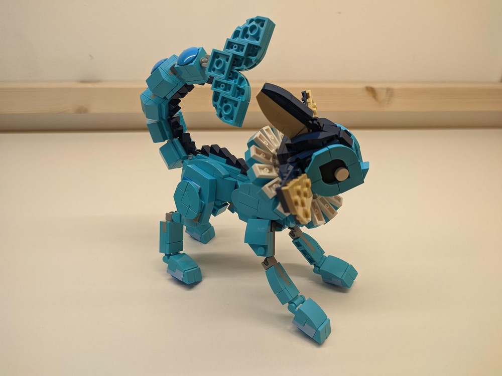 Lego Moc Pokémon Vaporeon By Dst212 Rebrickable Build With Lego