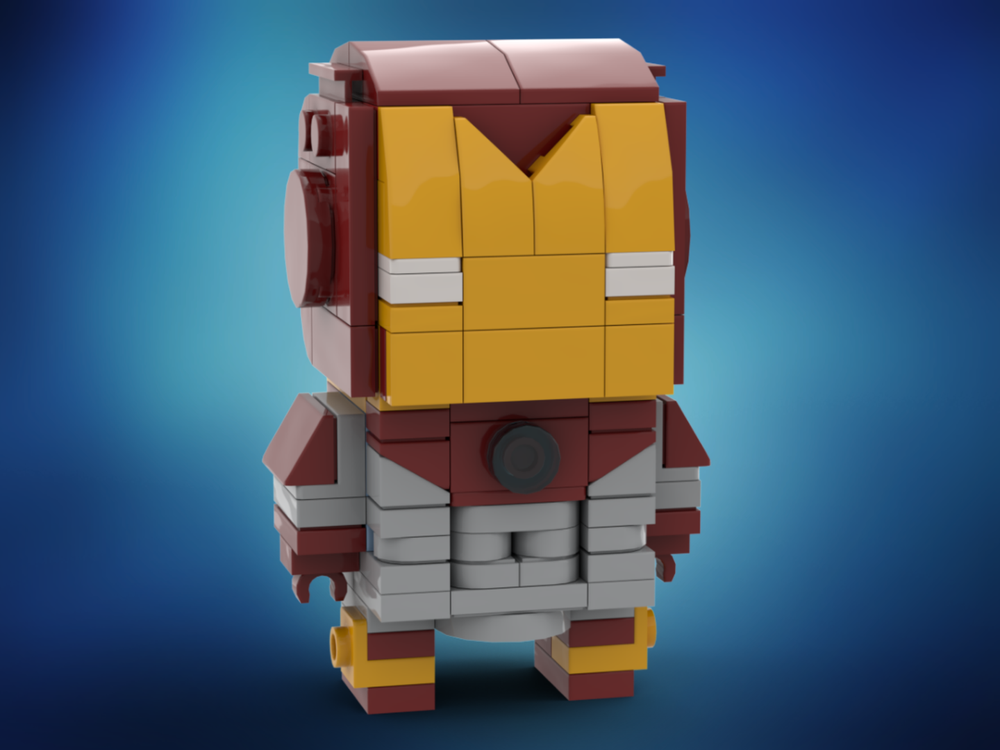 LEGO MOC Iron Man MK 47 Brickheadz by Ant0noo | Rebrickable - Build ...
