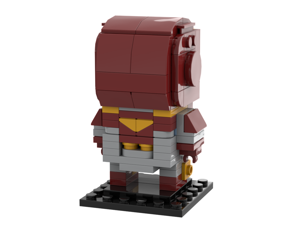 LEGO MOC Iron Man MK 47 Brickheadz by Ant0noo | Rebrickable - Build ...
