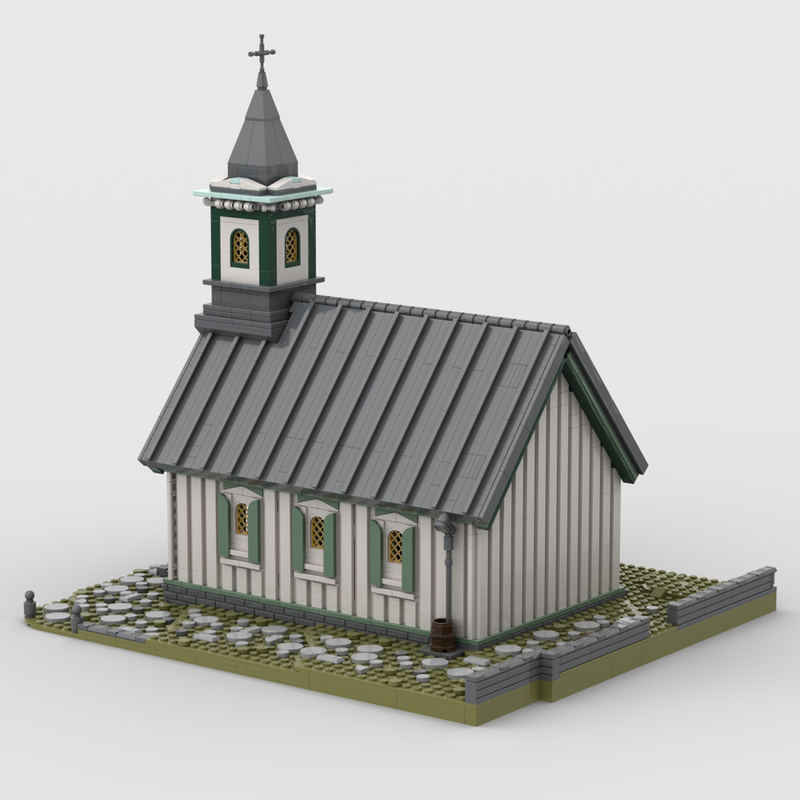 LEGO MOC Icelandic church Þingvallakirkja by homealone | Rebrickable ...