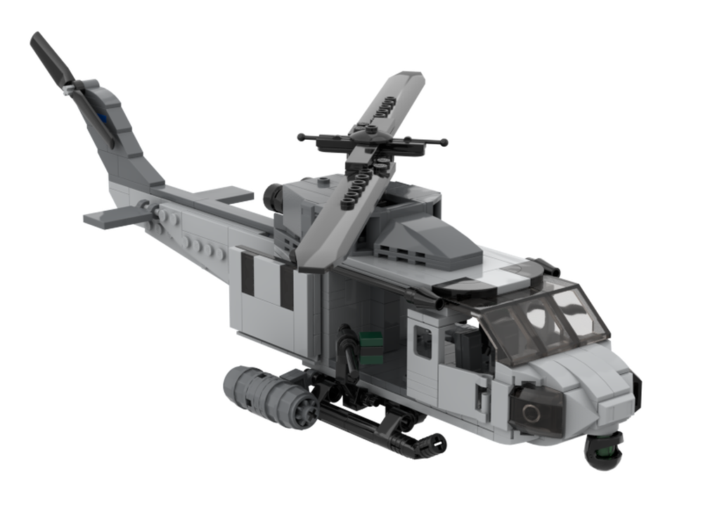 LEGO MOC UH-1N Twin Huey by Somerslego | Rebrickable - Build with LEGO