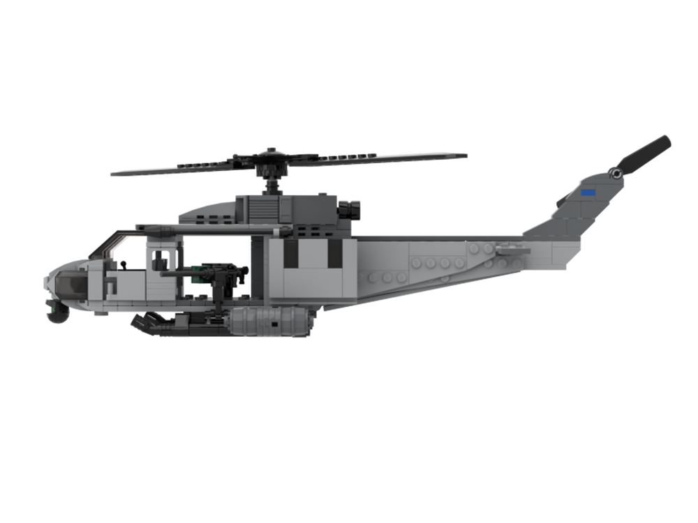 LEGO MOC UH-1N Twin Huey by Somerslego | Rebrickable - Build with LEGO