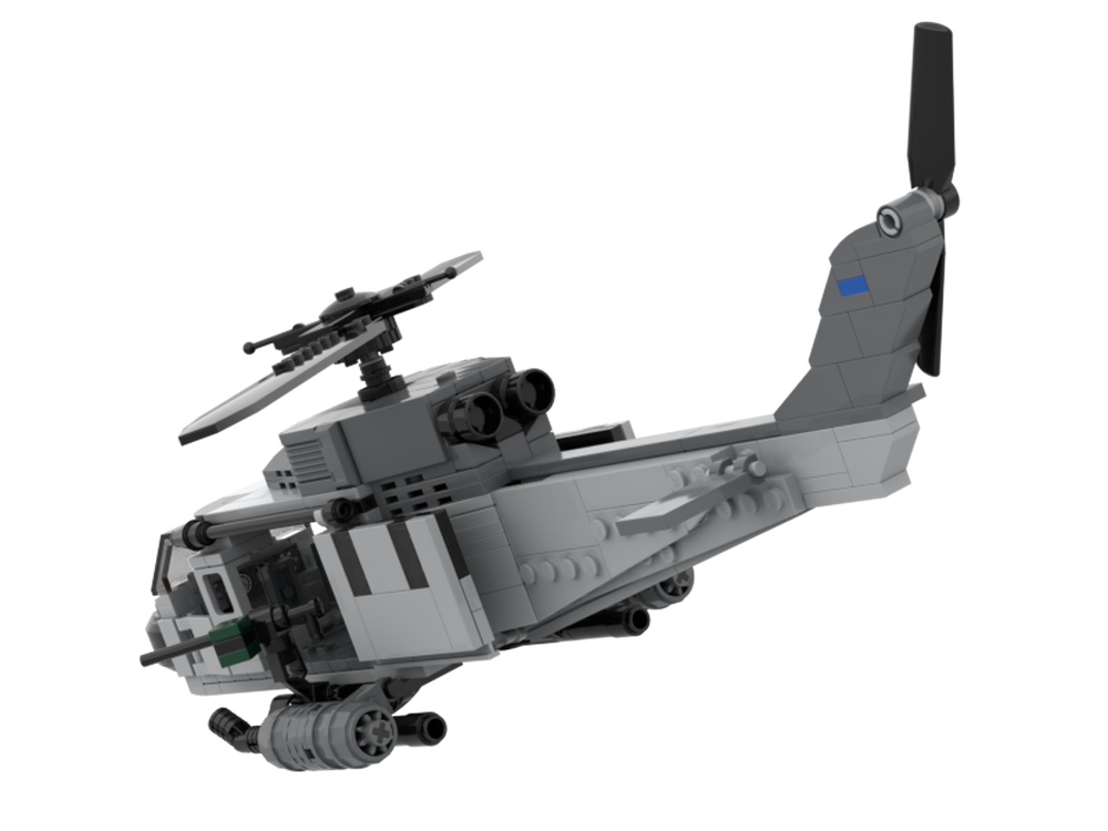 Lego Moc Uh 1n Twin Huey By Somerslego Rebrickable Build With Lego